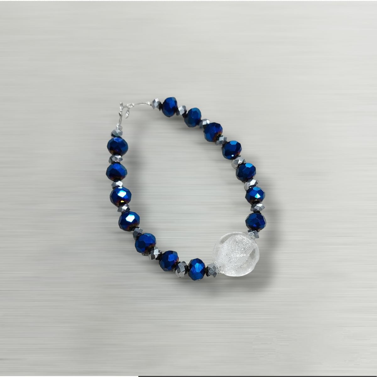 Pulsera cristales azules– Argenteus 925 Boutique