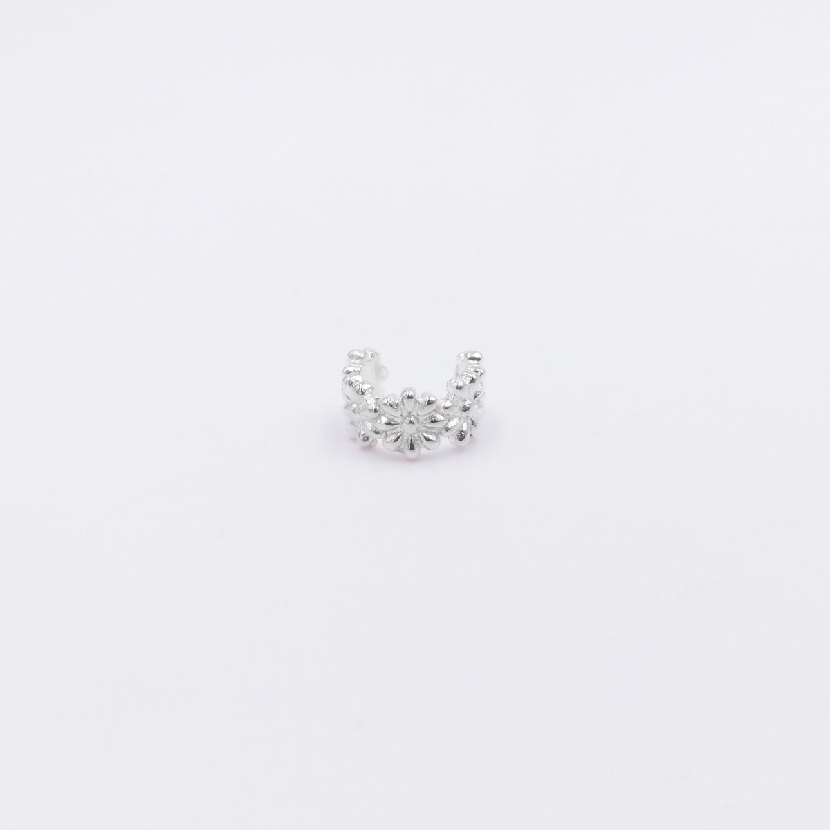 "Ear cuff" flores– Argenteus 925 Boutique