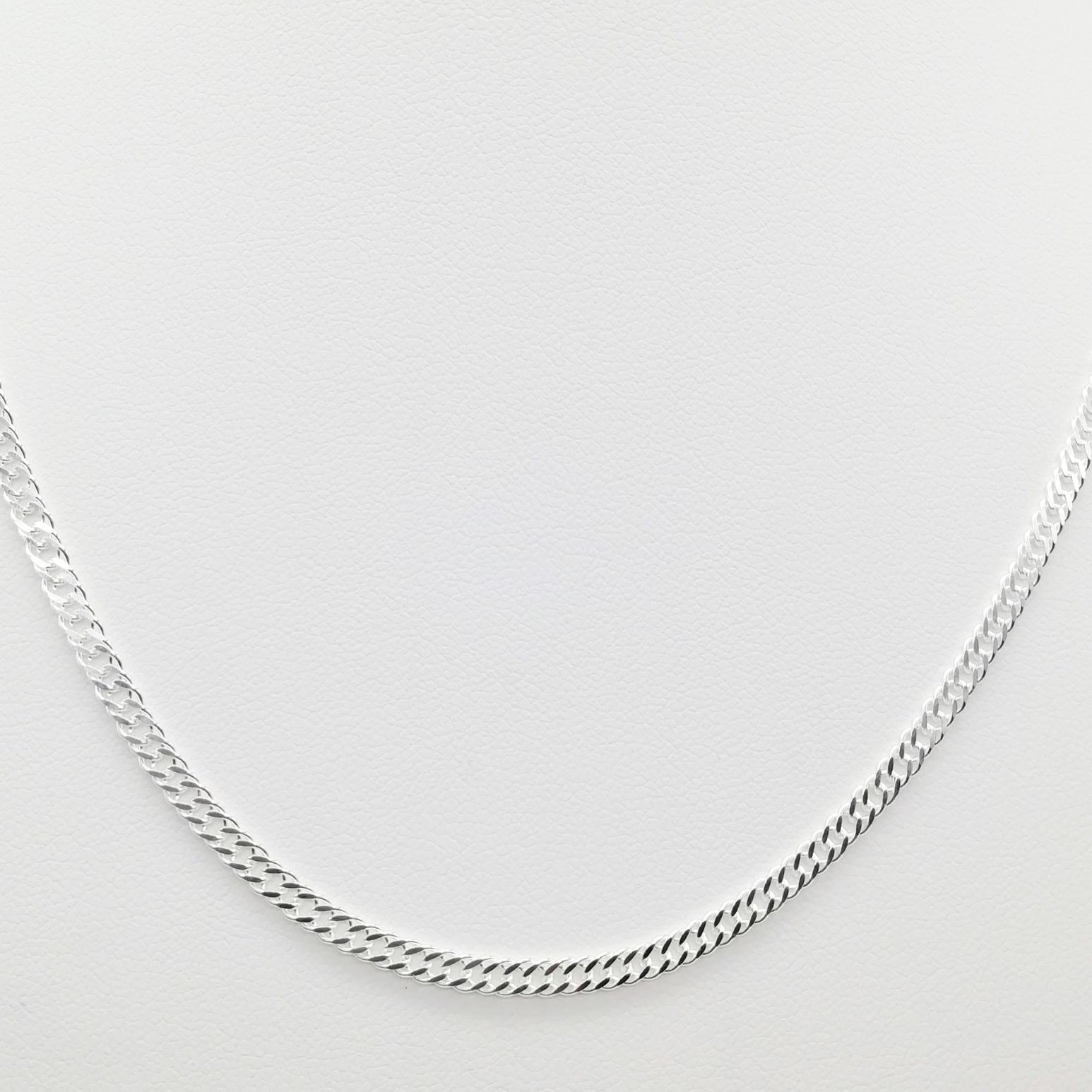 Cadena Curb doble 60 cm– Argenteus 925 Boutique